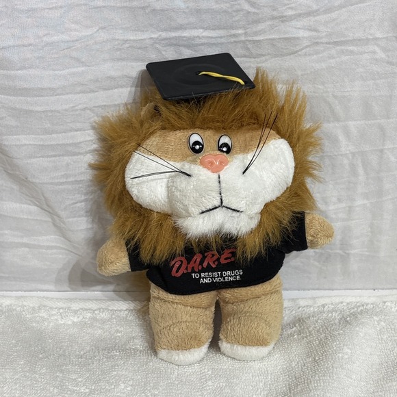 Toys | Dare Plush Lion Dare To Resist Drugs Violence Vintage Graduation ...